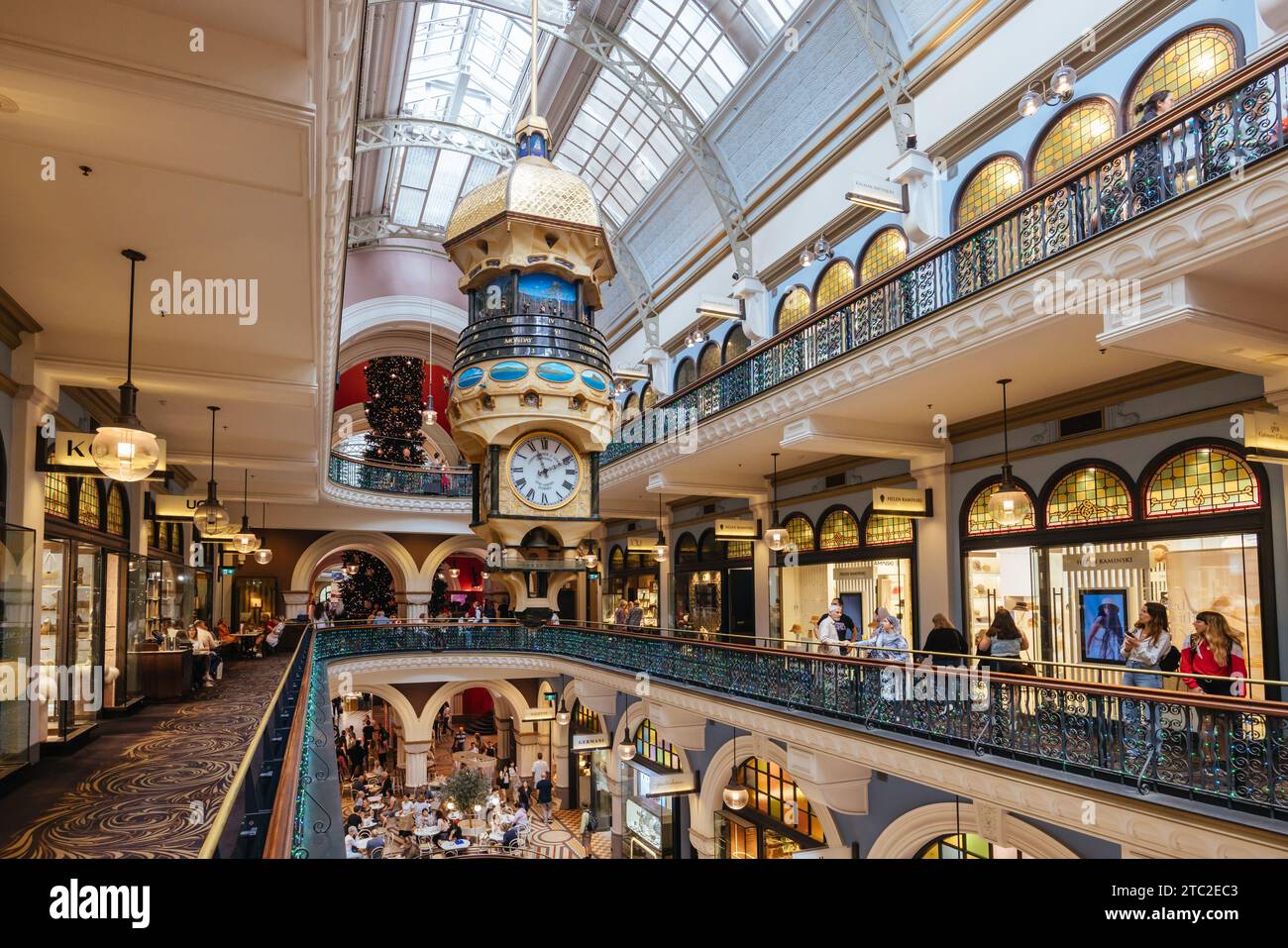 Sydney's Queen Victoria Building Interior in Australia Stock Photo - Alamy