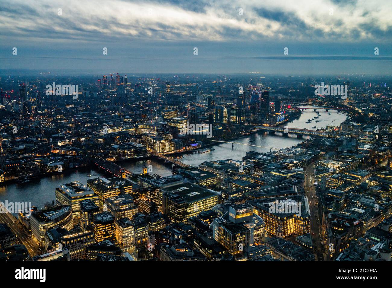 The West towards Westminster, Bank and St Pauls cathedral - The View ...