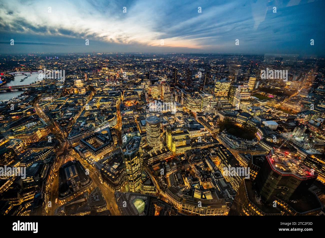 The West towards Westminster, Bank and St Pauls cathedral - The View ...