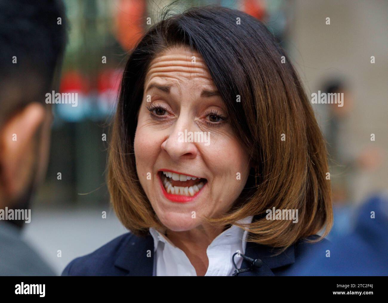 London, UK. 10th Dec, 2023. Liz Kendall, Shadow Secretary of State for ...