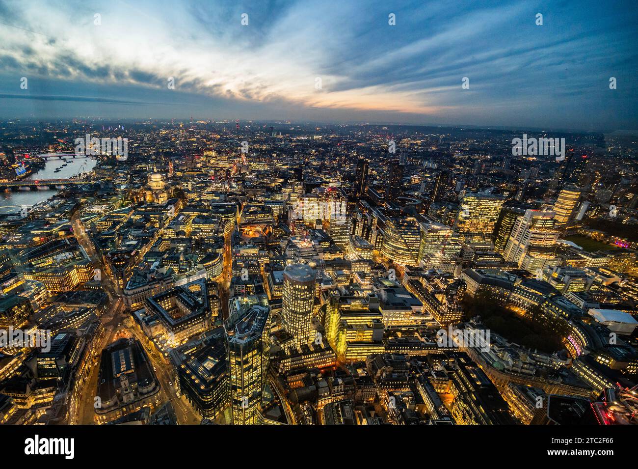 The West towards Westminster, Bank and St Pauls cathedral - The View ...