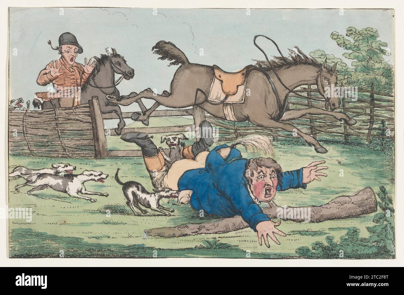 Rider fallen hi-res stock photography and images - Alamy