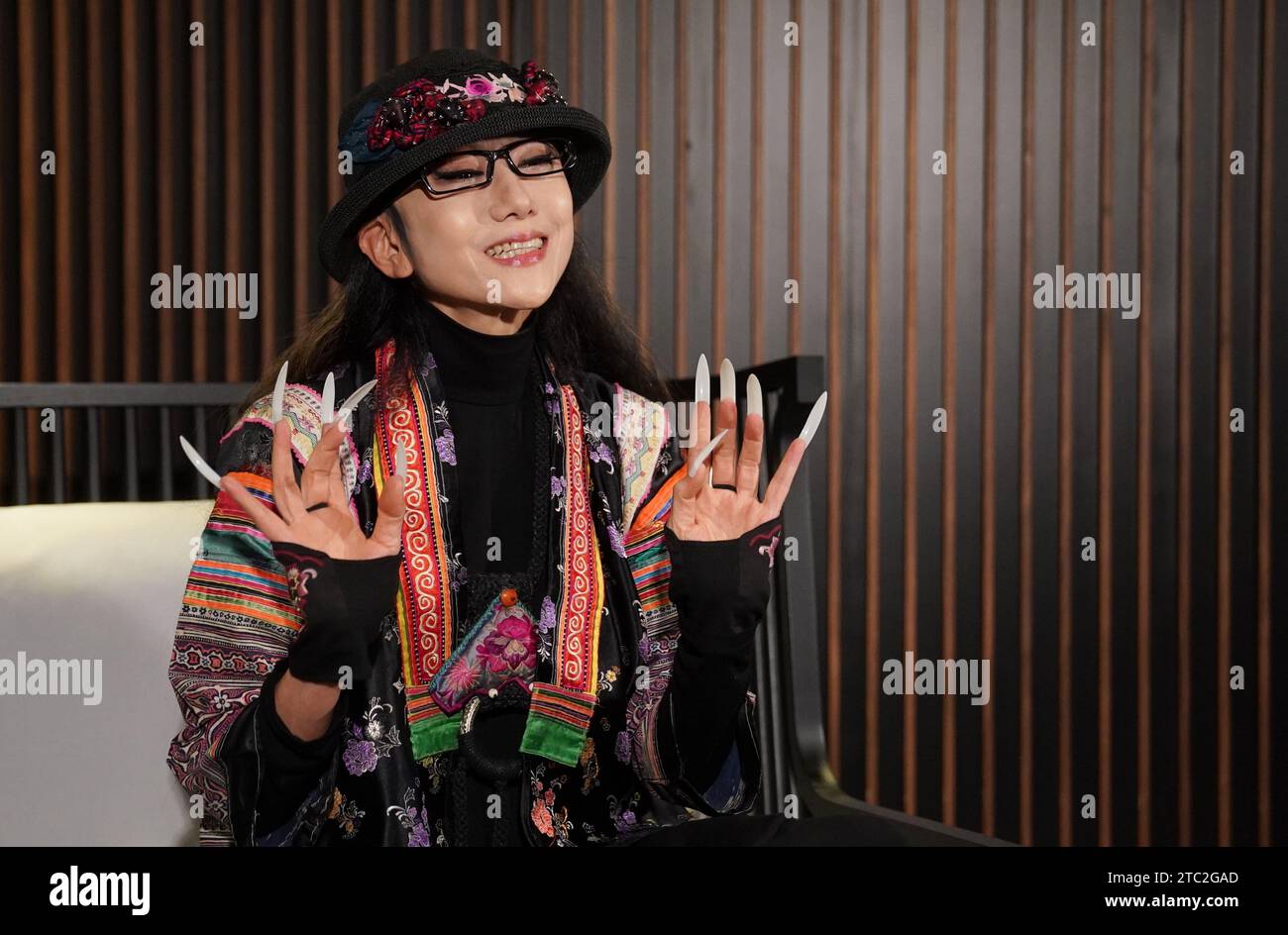 Hong Kong, China. 5th Dec, 2023. Chinese dancer Yang Liping speaks ...