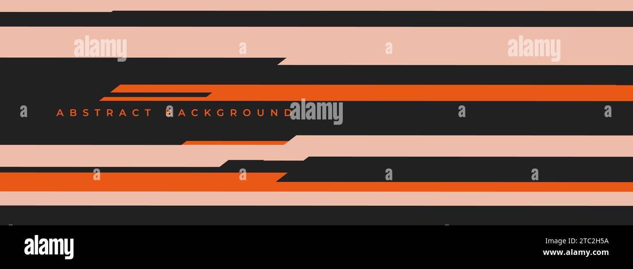 Abstract modern wide sports banner background design with horizontal ...