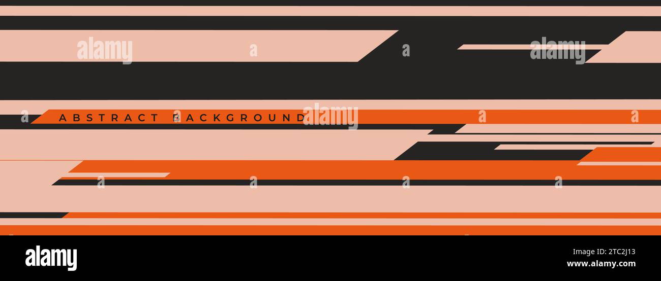 Abstract modern wide sports banner background design with horizontal ...