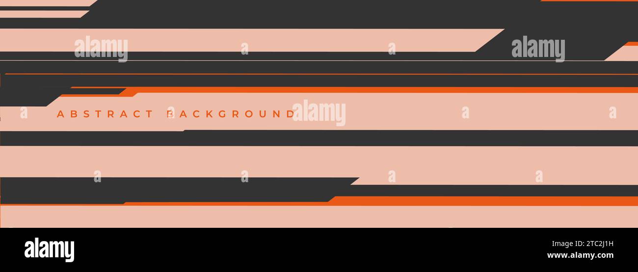 Abstract modern wide sports banner background design with horizontal ...