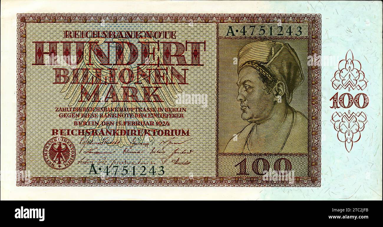 100 billionen mark hi-res stock photography and images - Alamy