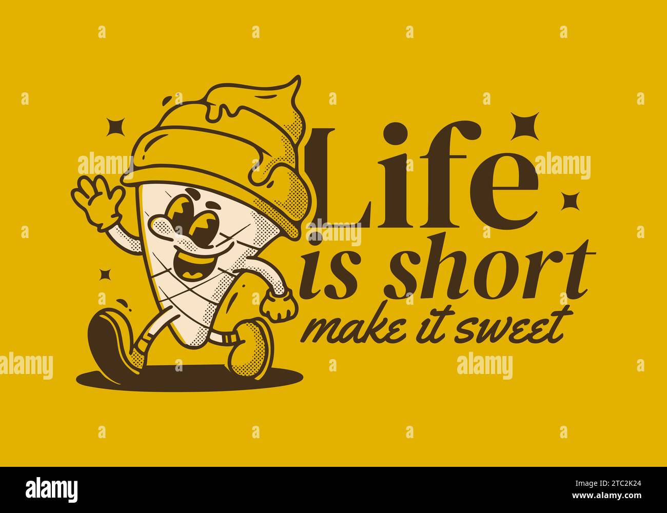 Ice cream menu 80s Stock Vector Images - Alamy