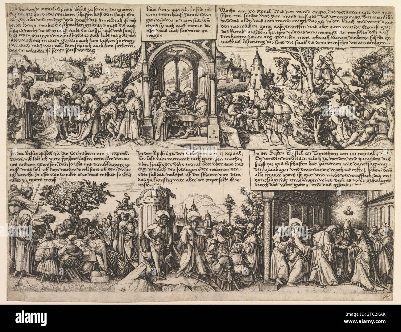 Different Scenes, from the Gospels and from Acta Apostolorum 1924 by ...