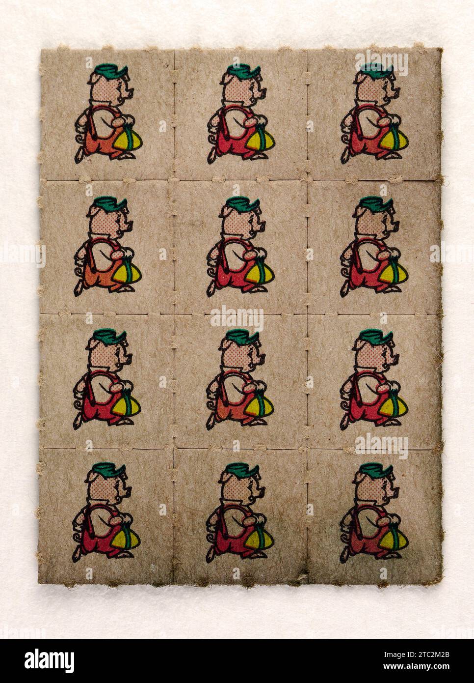 TRAVELING PIG [1990] BLOTTER ACID - LSD [Lysergic Acid Diethylamide ...