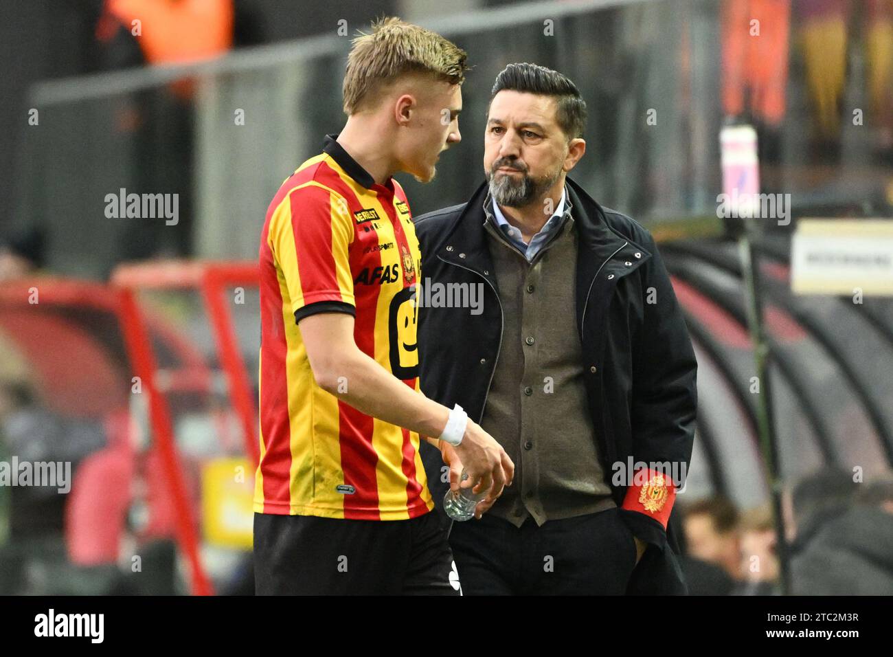 Mechelen, Belgium . 10th Dec, 2023. Norman Bassette of Mechelen ...