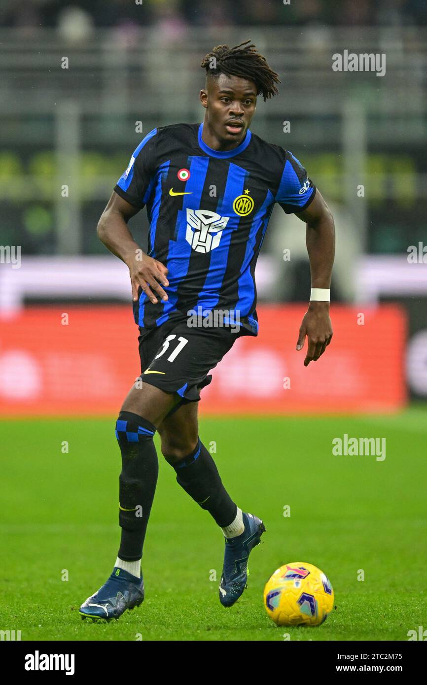 Milano, Italy. 09th Dec, 2023. Yann Bisseck (31) of Inter seen during ...