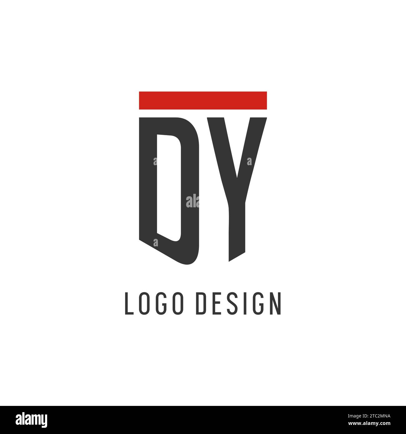 DY initial esport logo with simple shield design style vector graphic Stock Vector Image & Art ...