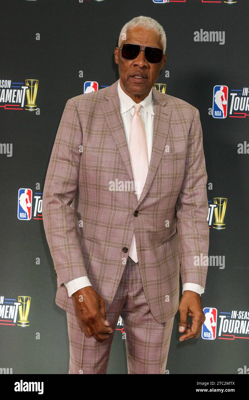 Las Vegas, NV, USA. 9th Dec, 2023. Julius Erving arriving at the NBA In ...