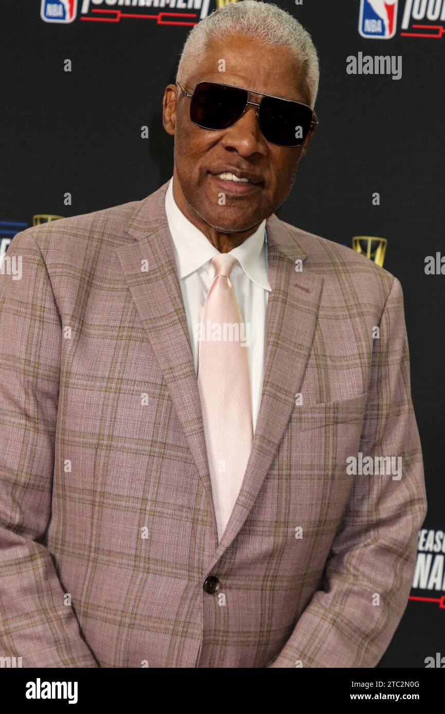Las Vegas, NV, USA. 9th Dec, 2023. Julius Erving arriving at the NBA In ...