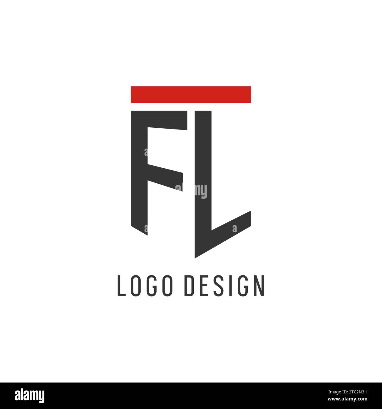 FL initial esport logo with simple shield design style vector graphic ...