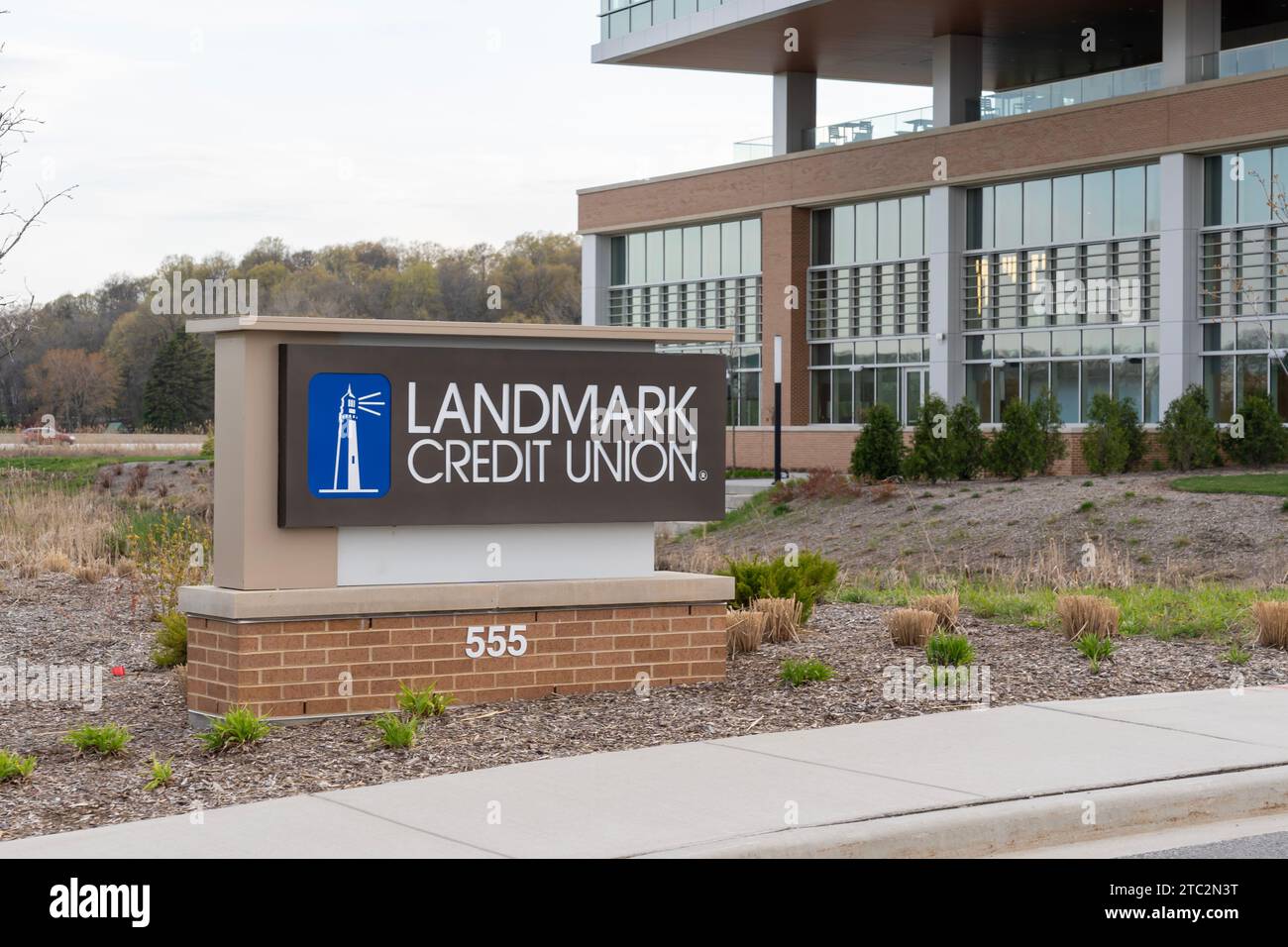 Landmark Credit Union headquarters in Brookfield, WI, USA Stock Photo ...