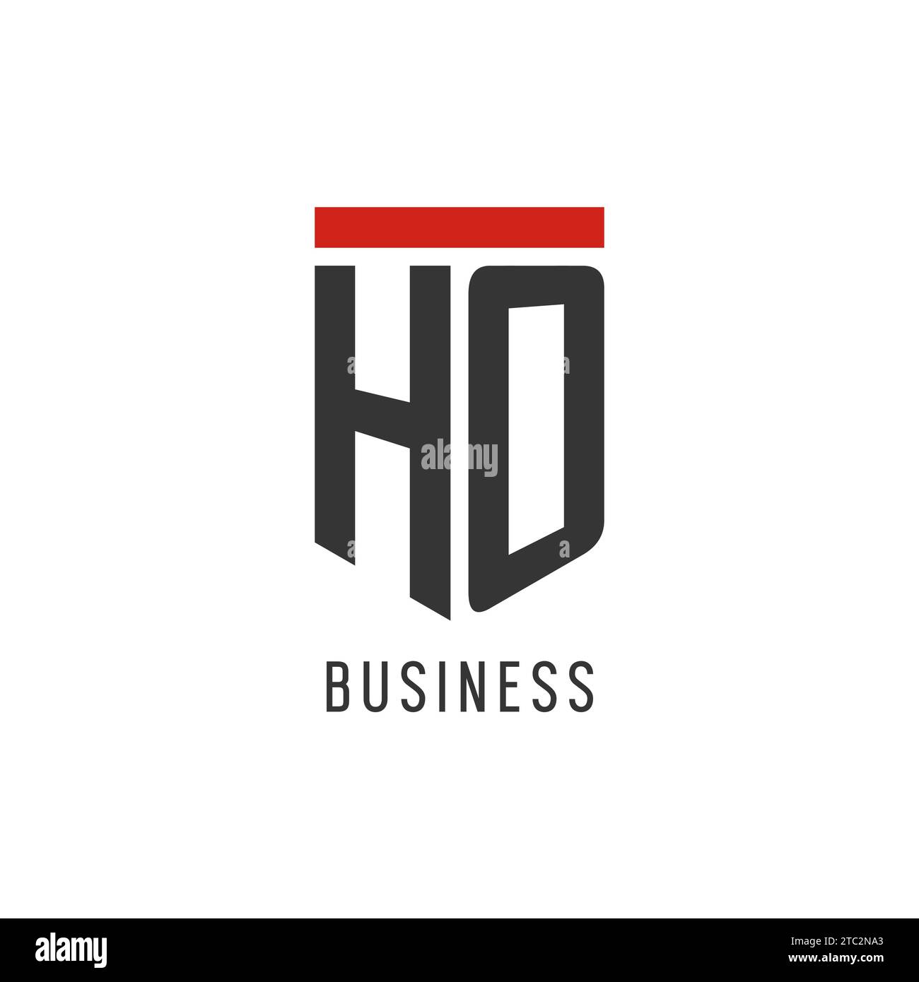 HO initial esport logo with simple shield design style vector graphic Stock Vector Image & Art ...