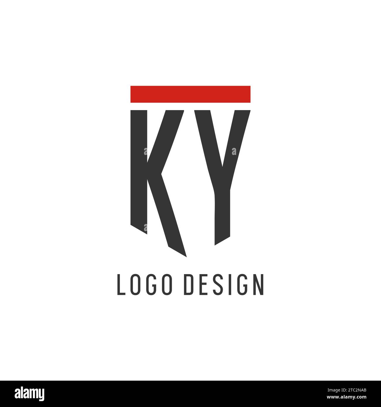 KY initial esport logo with simple shield design style vector graphic Stock Vector Image & Art ...