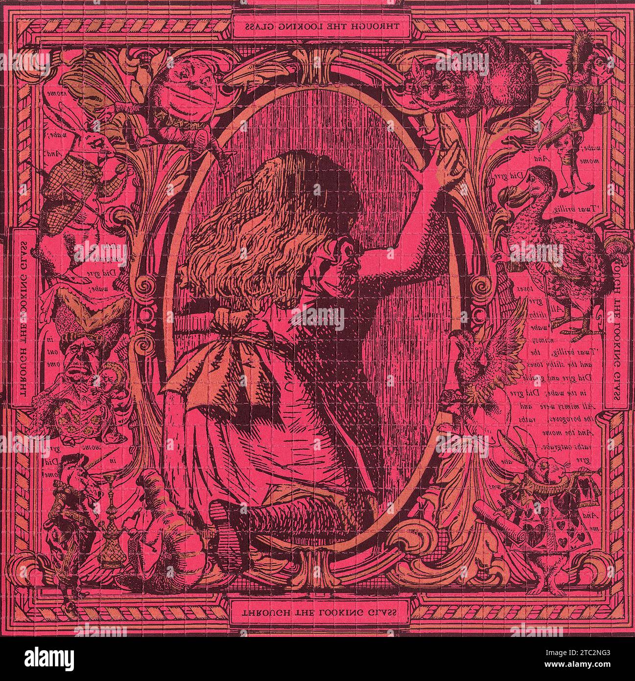 Through the Looking Glass - RED SHEET [Mid 1990's] BLOTTER ACID - LSD ...