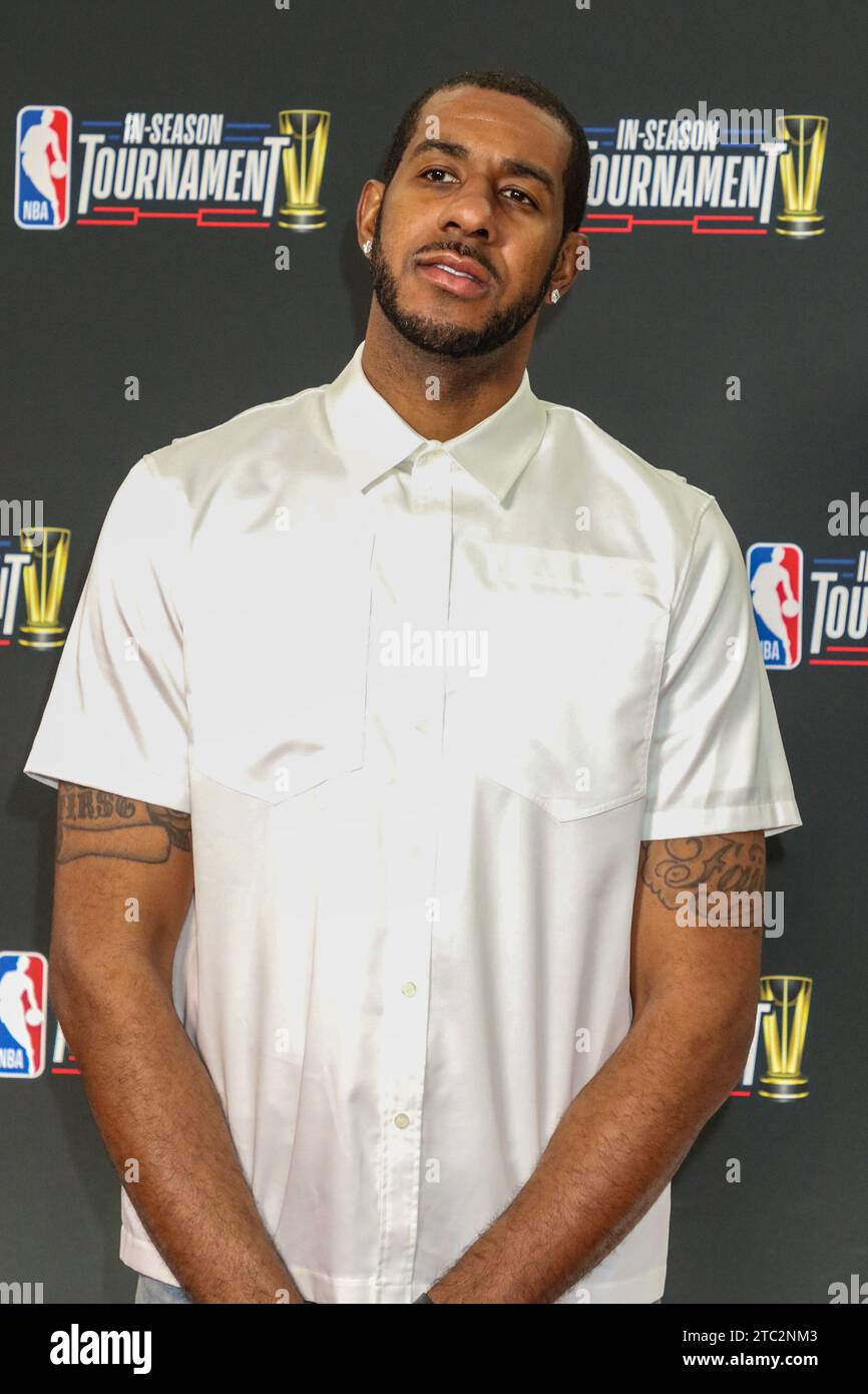 Las Vegas, NV, USA. 9th Dec, 2023. LaMarcus Aldridge arriving at the ...