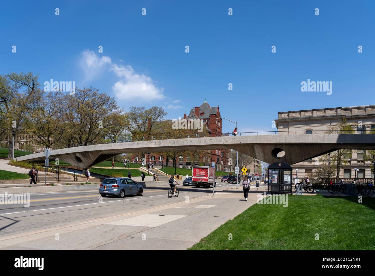 The University of Wisconsin campus in Madison, Wisconsin, USA Stock ...
