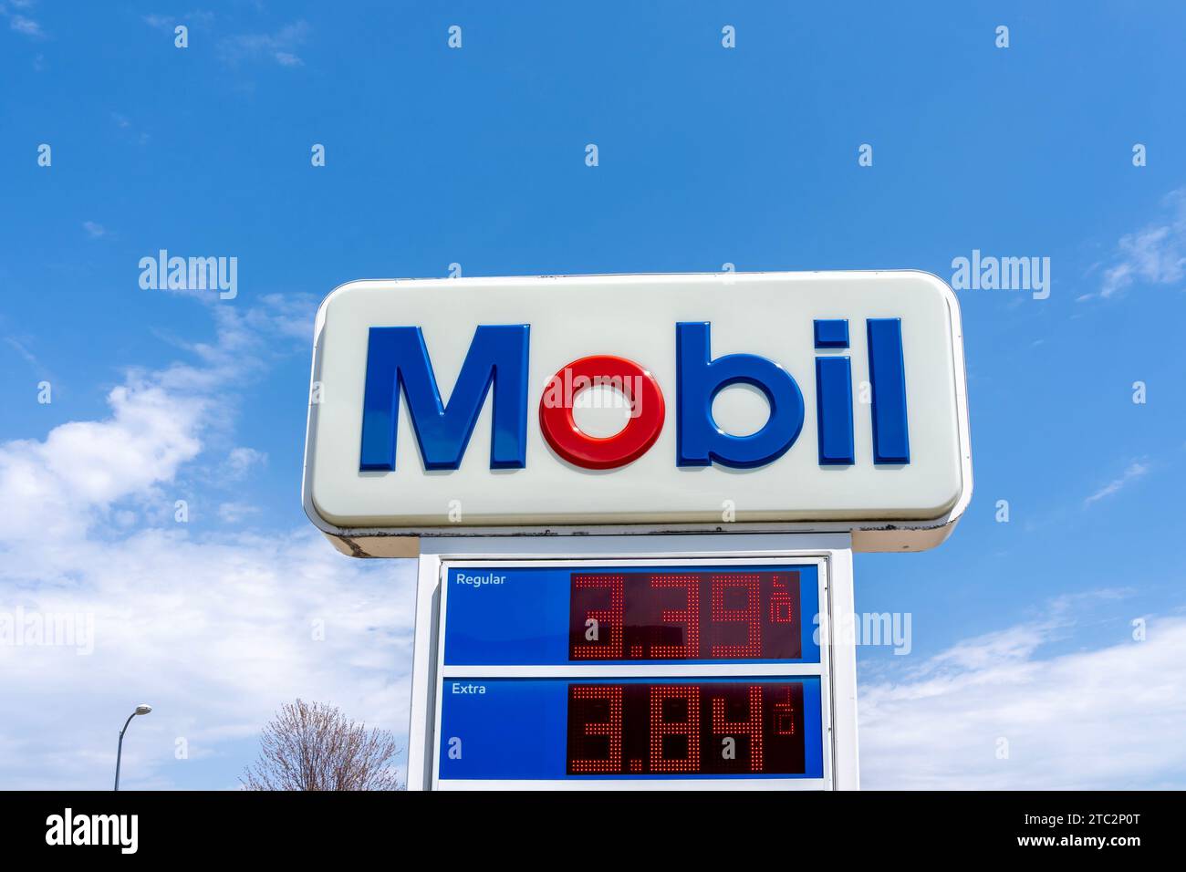 Mobil Gas Station Logo