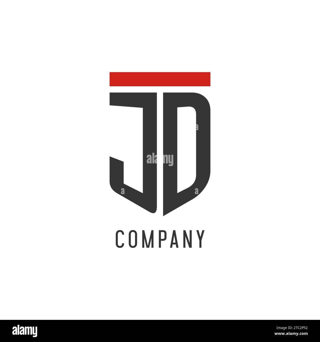 JD initial esport logo with simple shield design style vector graphic Stock Vector Image & Art ...