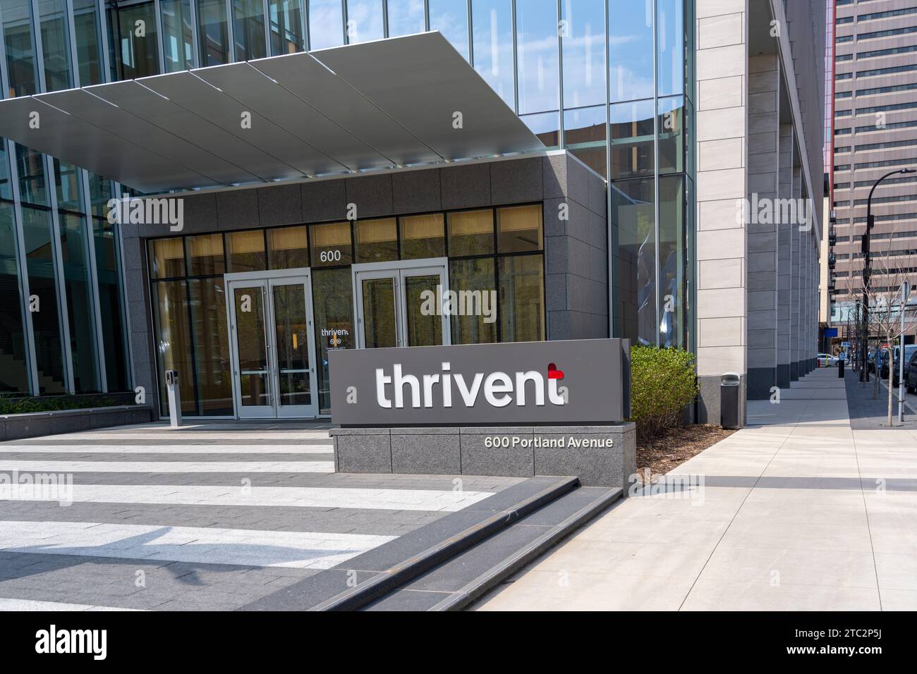 Thrivent headquarters in Minneapolis, Minnesota, USA Stock Photo - Alamy