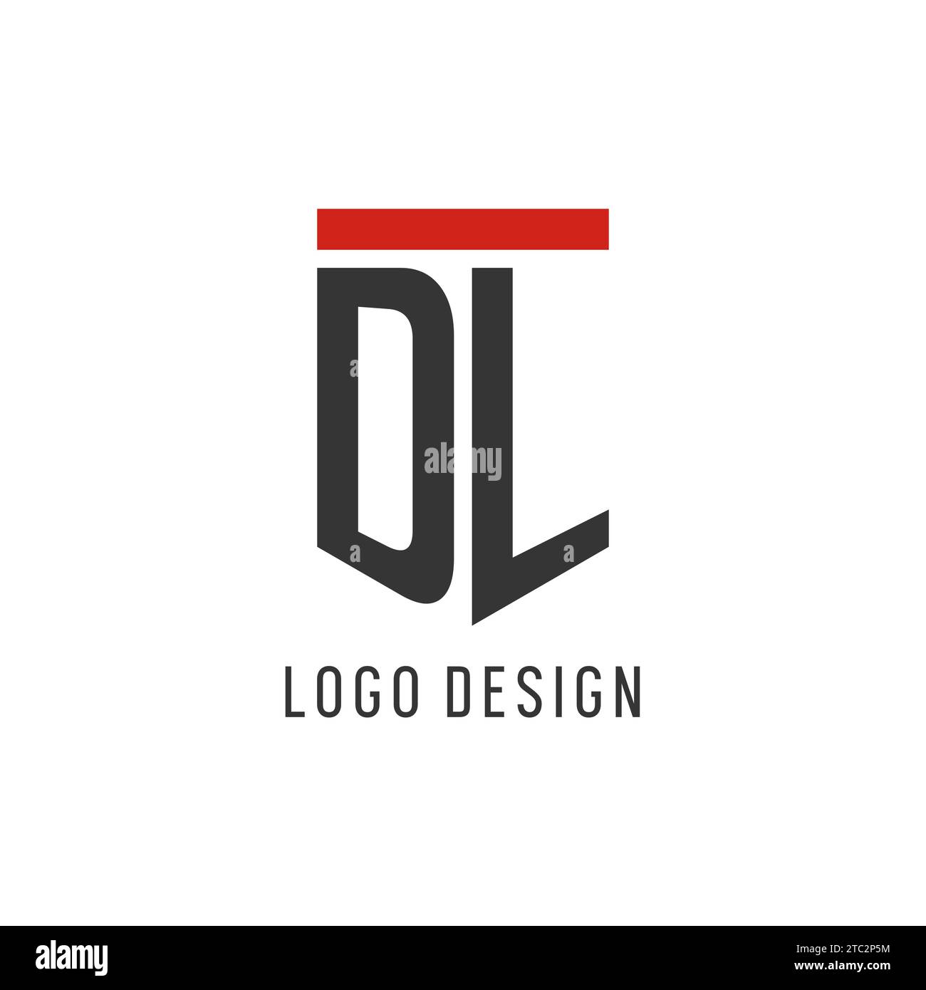 DL initial esport logo with simple shield design style vector graphic Stock Vector Image & Art ...