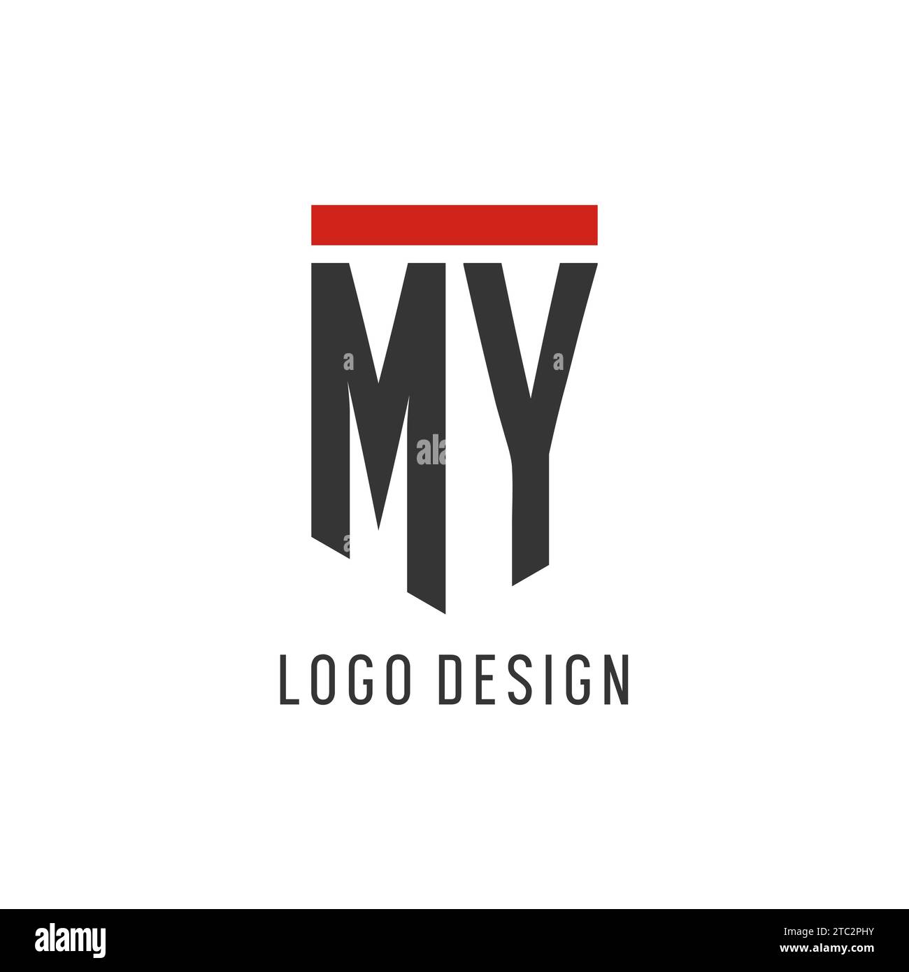 MY initial esport logo with simple shield design style vector graphic Stock Vector Image & Art ...