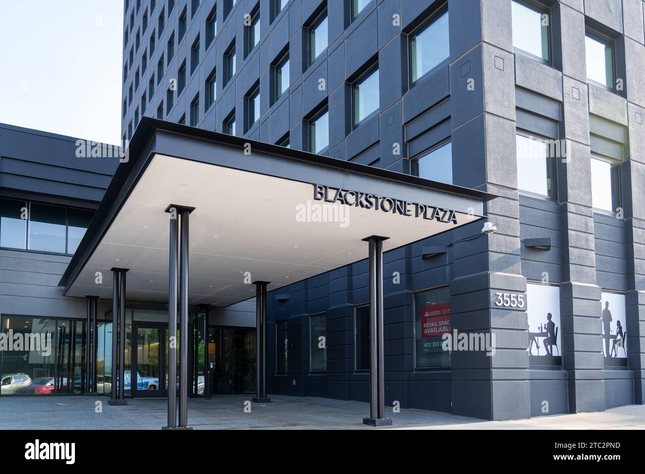 Blackstone Plaza entrance in Omaha, NE, USA Stock Photo - Alamy