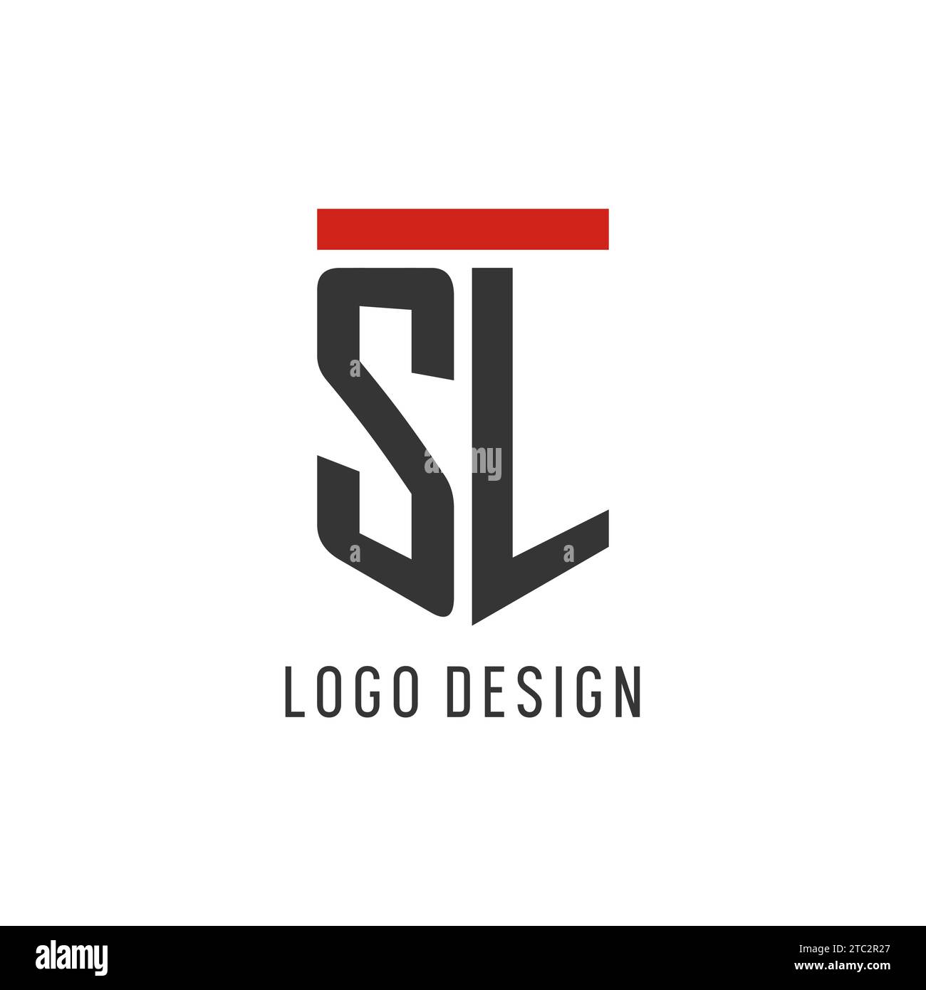 SL initial esport logo with simple shield design style vector graphic Stock Vector Image & Art ...