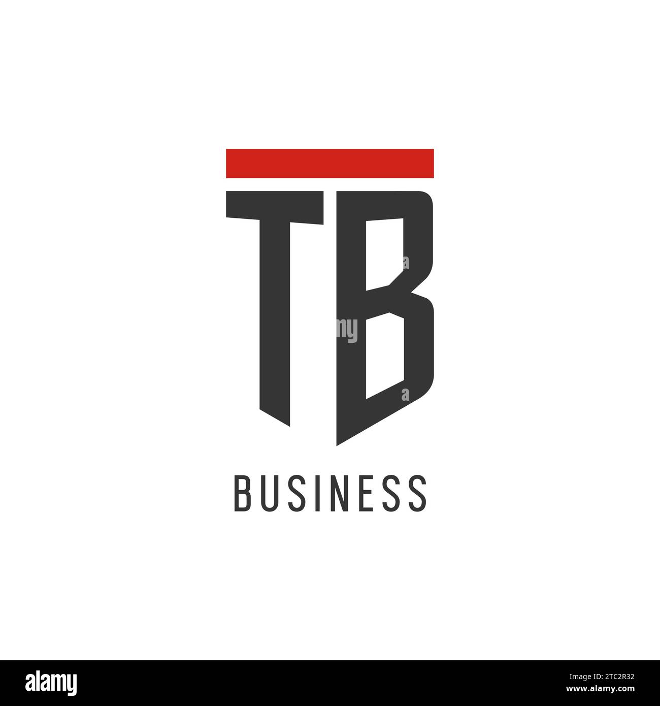 TB initial esport logo with simple shield design style vector graphic ...