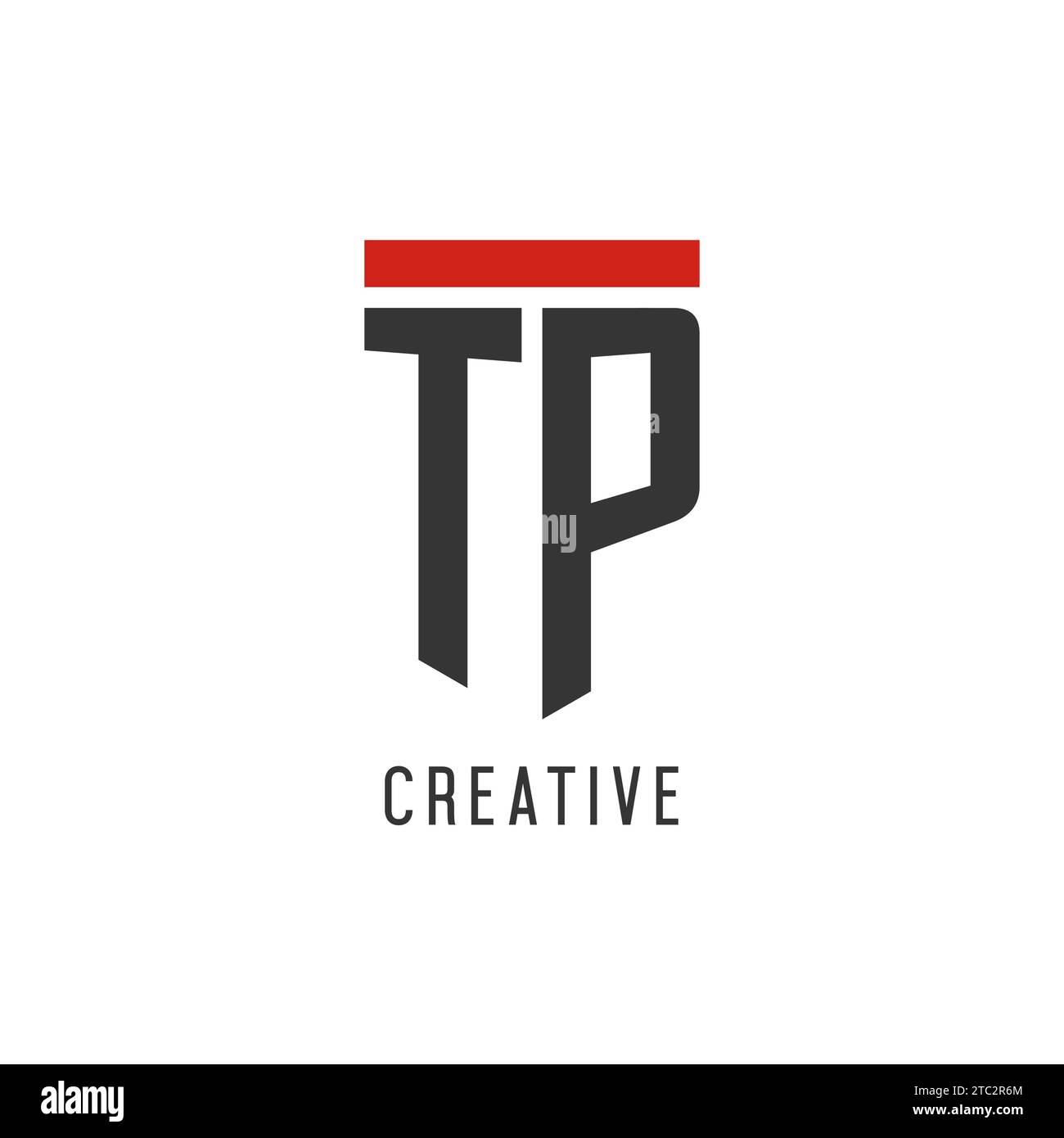 TP initial esport logo with simple shield design style vector graphic ...