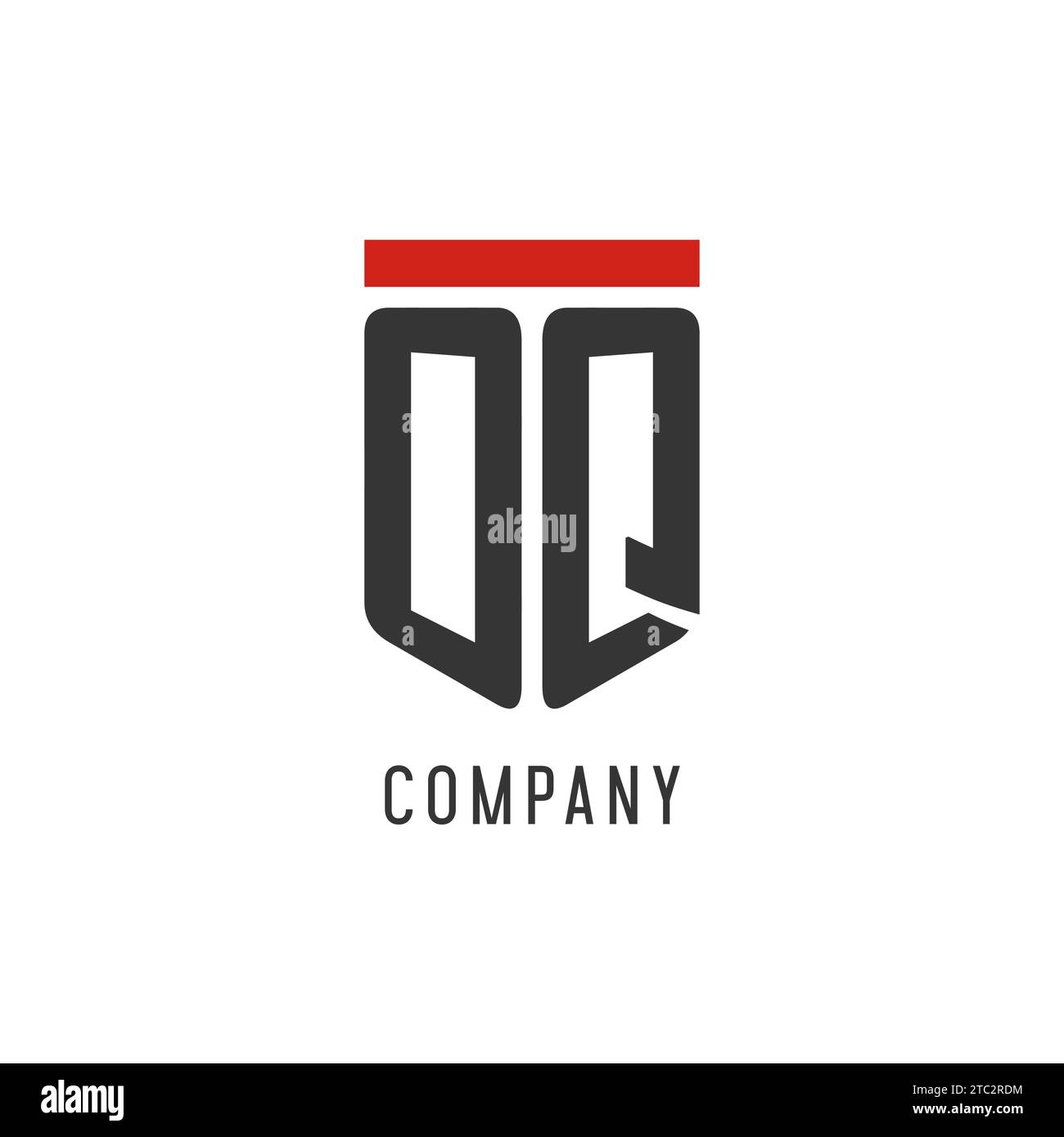 OQ initial esport logo with simple shield design style vector graphic Stock Vector Image & Art ...