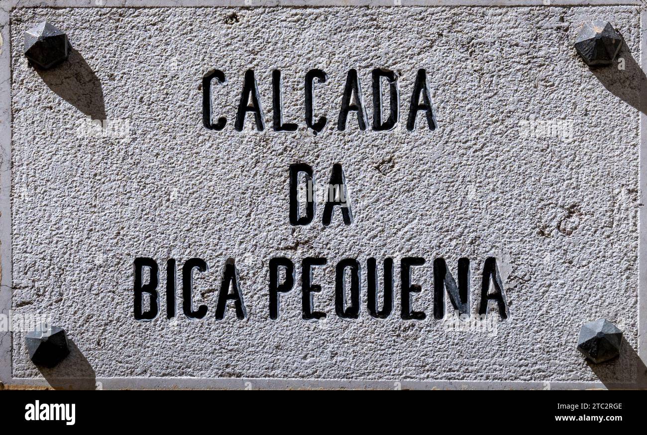 Bica Funicular, Ascensor da Bica, public transport tram in Lisbon ...