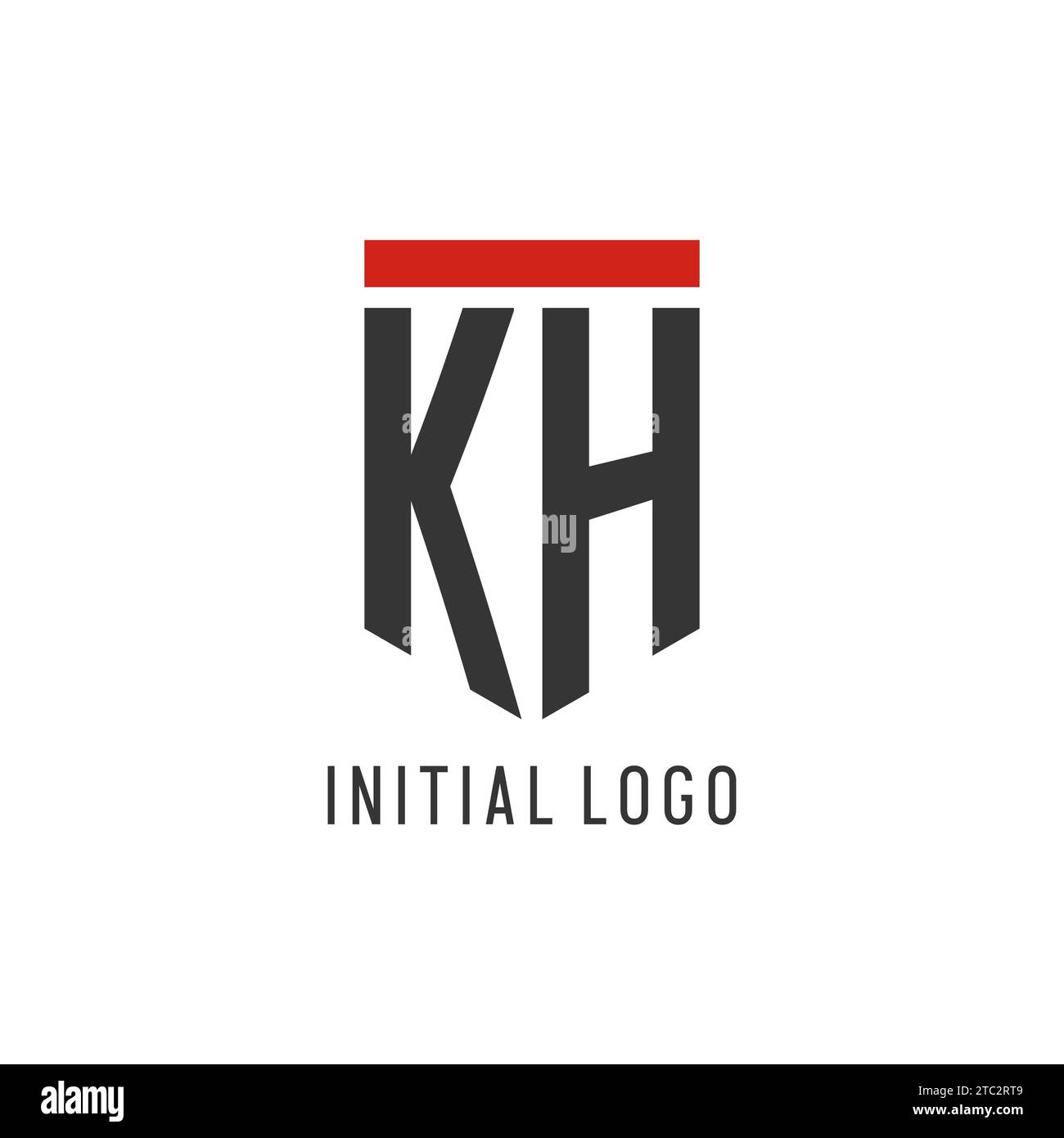 Kh modern logo Cut Out Stock Images & Pictures - Alamy