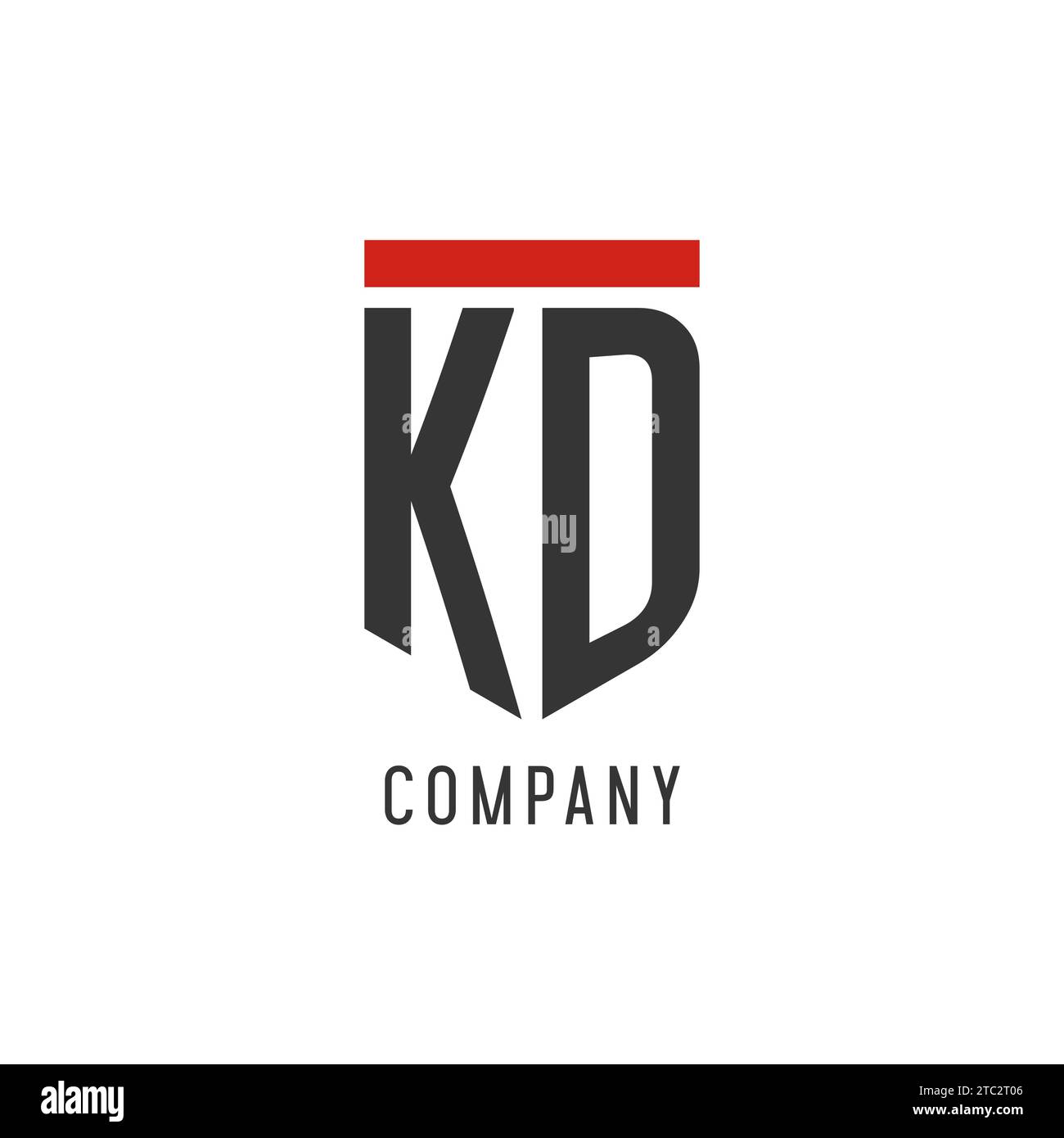 KD initial esport logo with simple shield design style vector graphic Stock Vector Image & Art ...