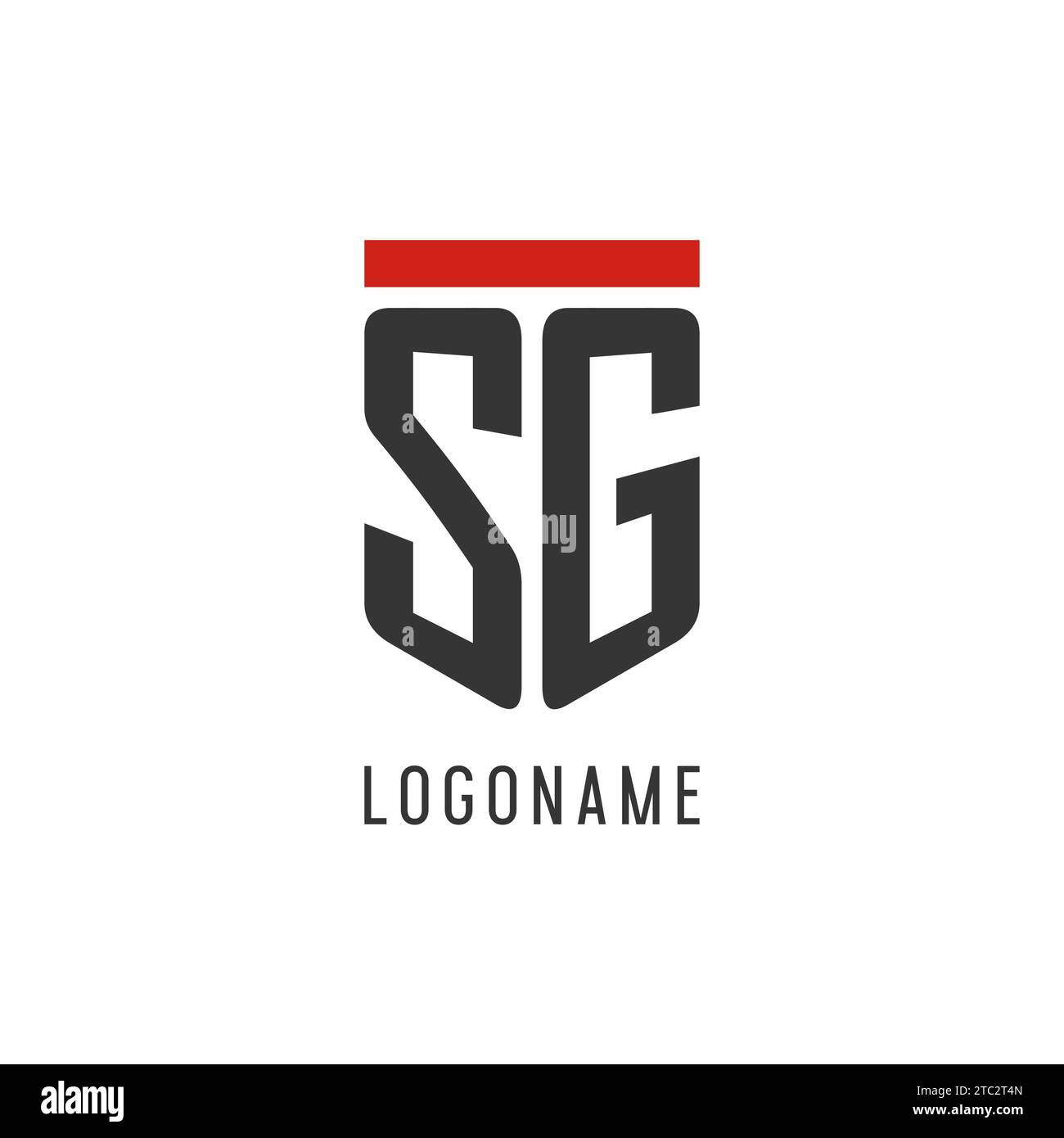 SG initial esport logo with simple shield design style vector graphic Stock Vector Image & Art ...