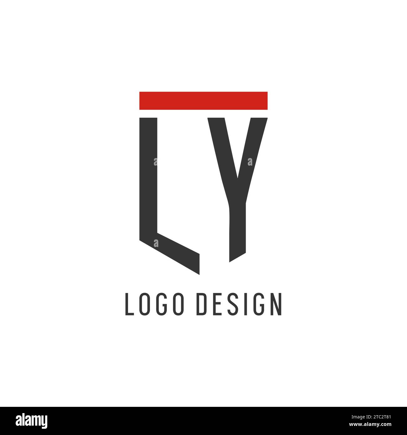 LY initial esport logo with simple shield design style vector graphic Stock Vector Image & Art ...