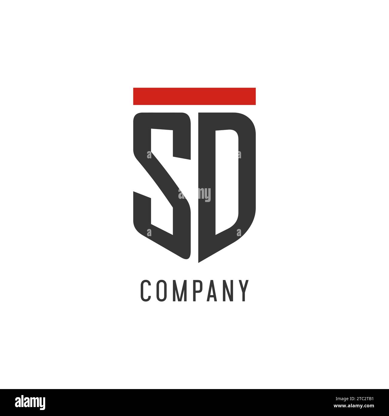 SD initial esport logo with simple shield design style vector graphic Stock Vector Image & Art ...