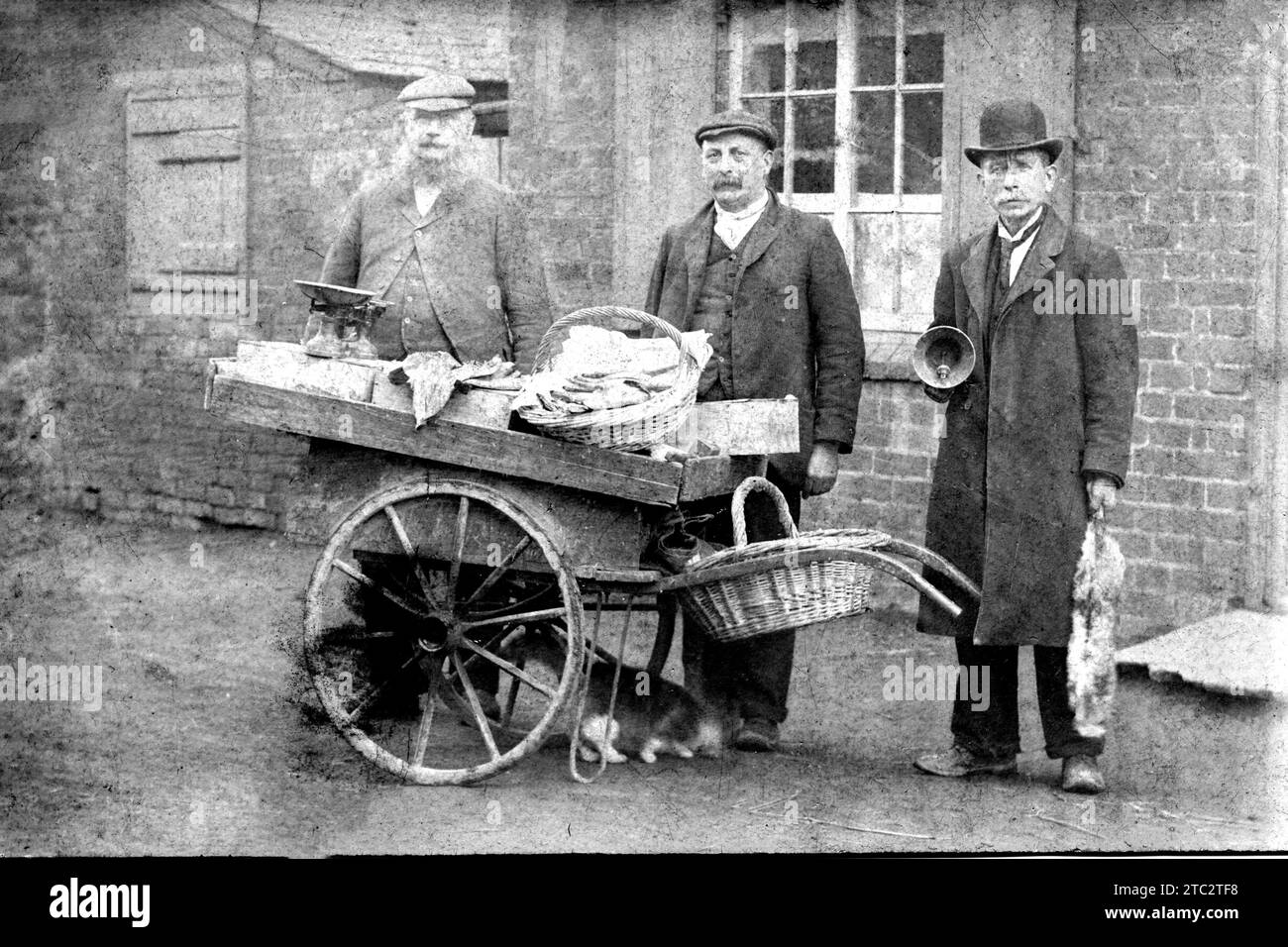 Rabbit seller Black and White Stock Photos & Images - Alamy