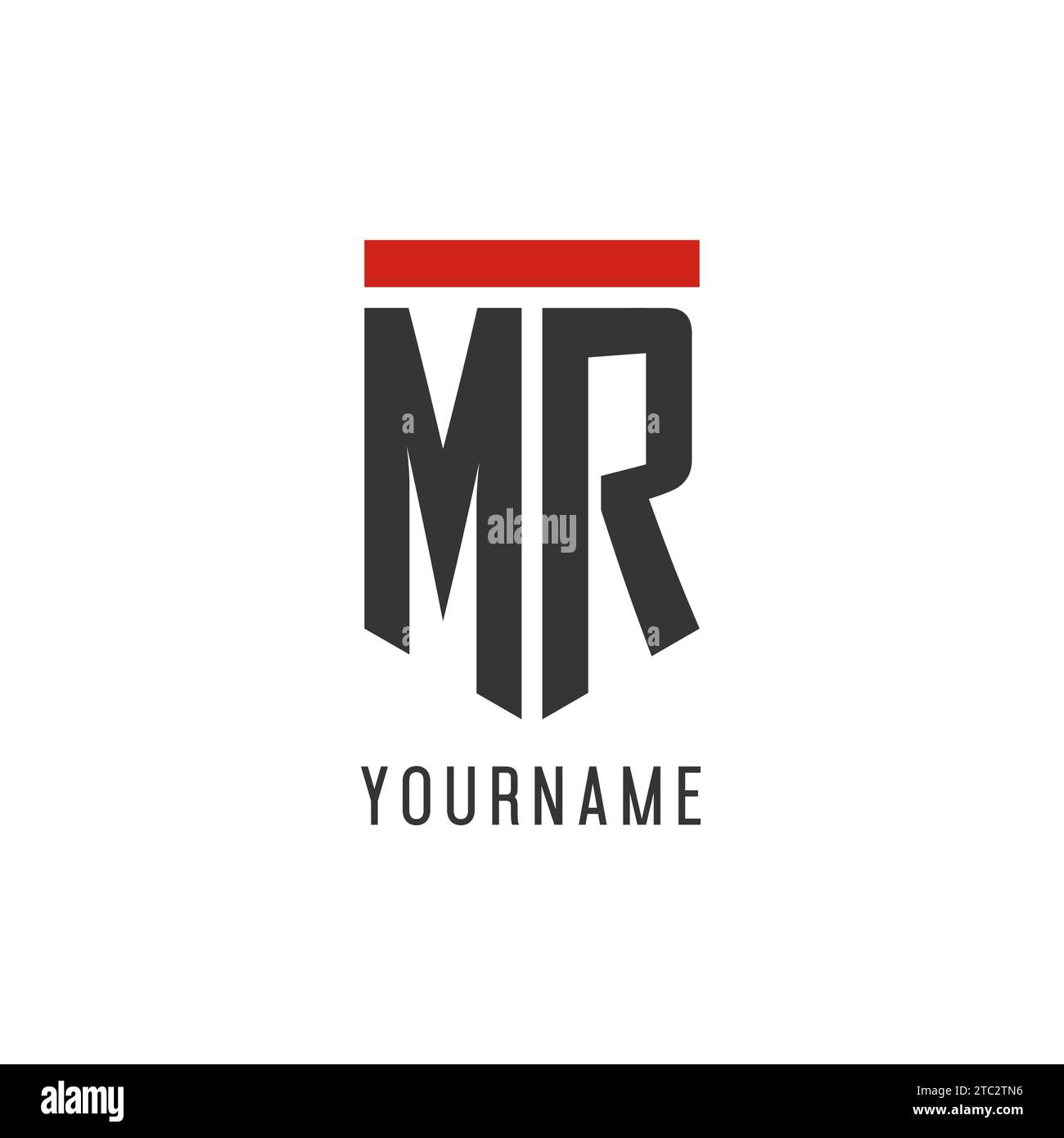 MR initial esport logo with simple shield design style vector graphic Stock Vector Image & Art ...