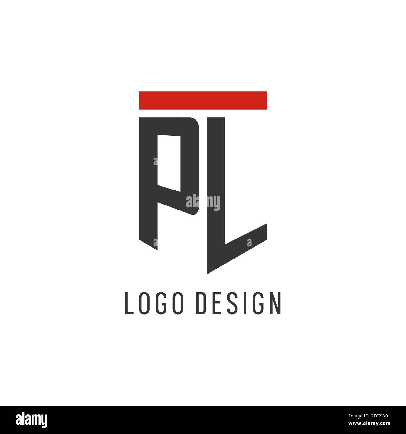 PL initial esport logo with simple shield design style vector graphic ...