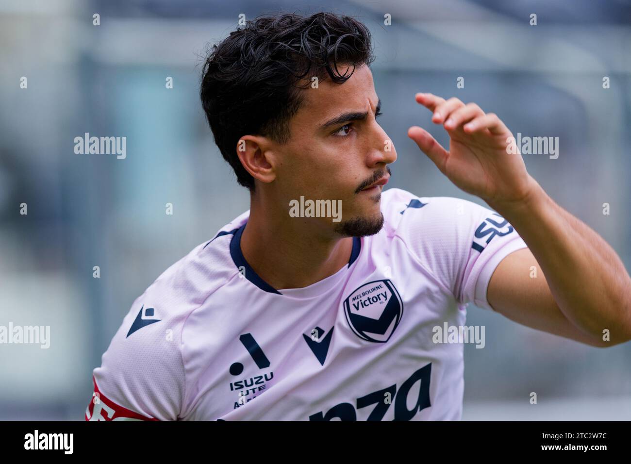 Sydney, Australia. 10th Dec, 2023. Daniel Arzani of Melbourne Victory ...