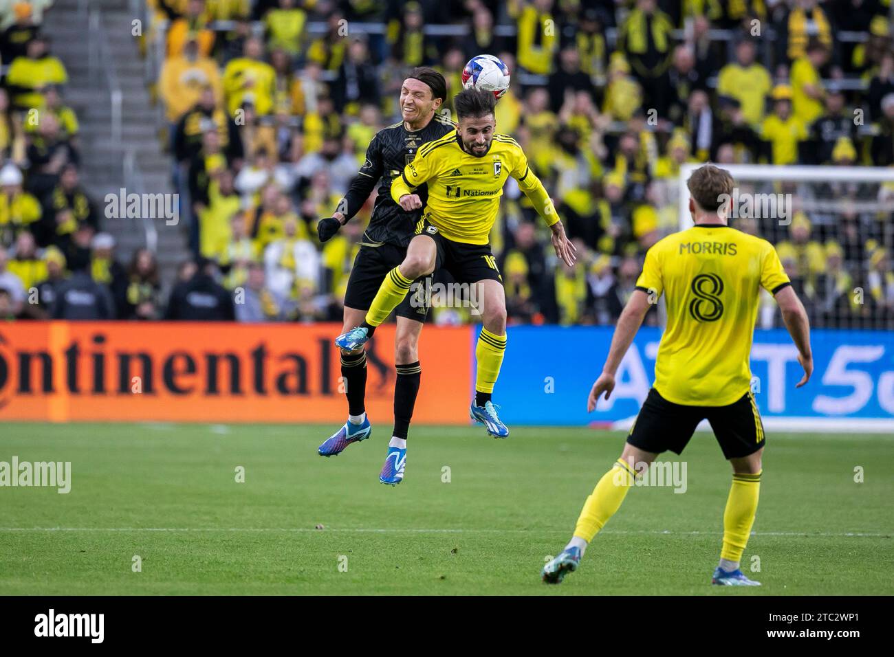 Columbus, Ohio, USA. 9th December, 2023. LAFC midfielder Ilie Sánchez (6) and Columbus Crew ...