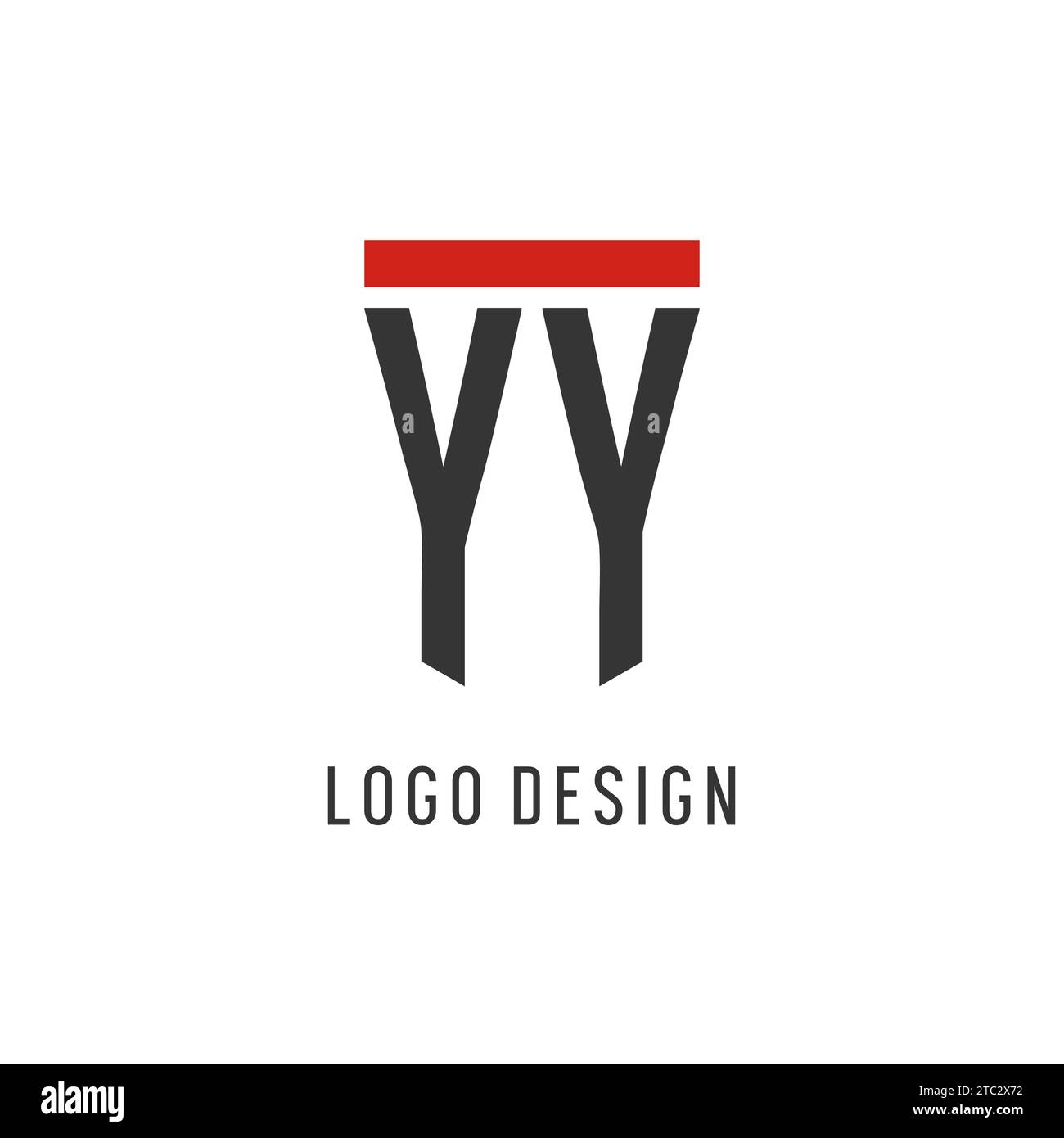 YY initial esport logo with simple shield design style vector graphic ...