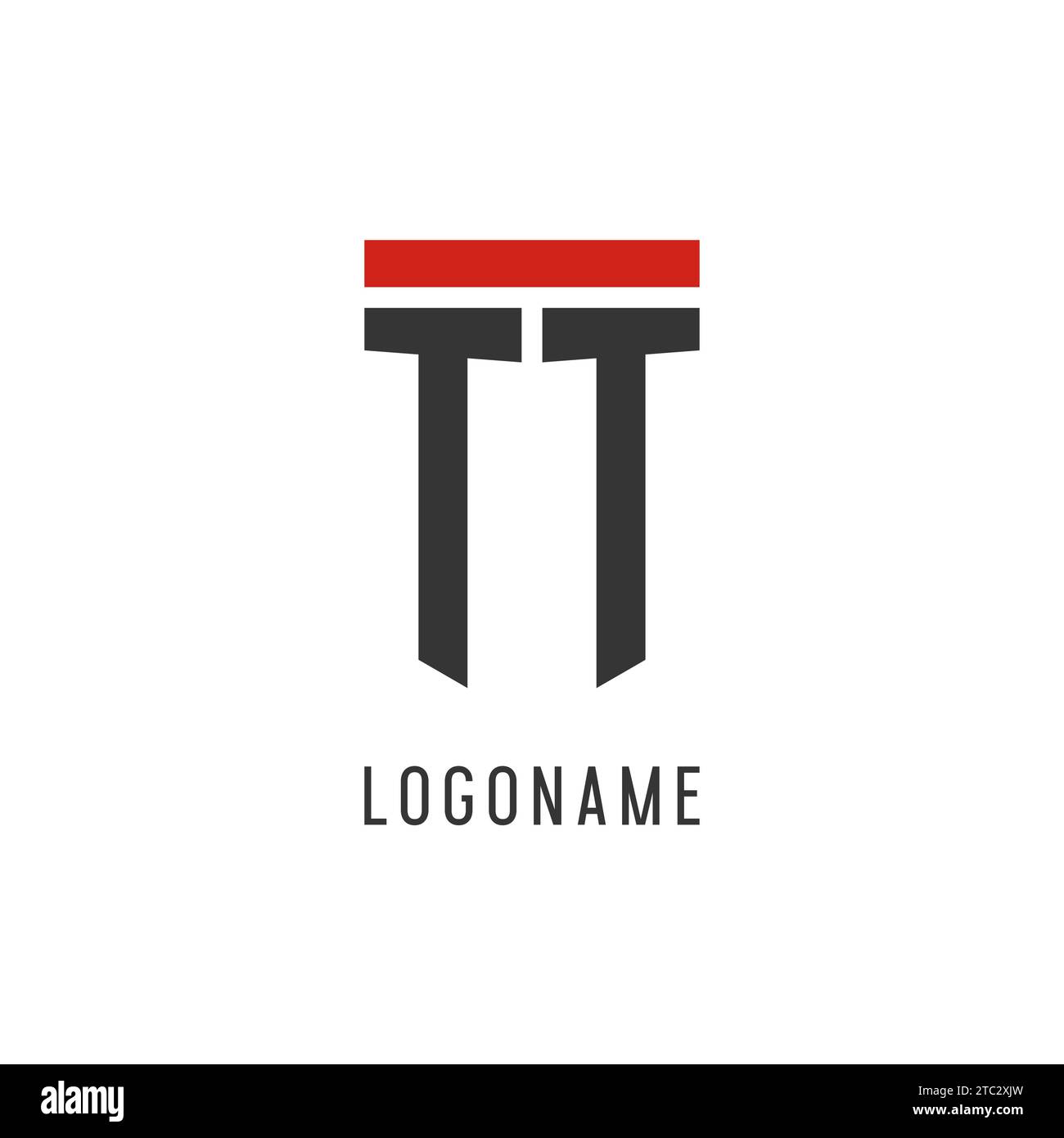 TT initial esport logo with simple shield design style vector graphic Stock Vector Image & Art ...