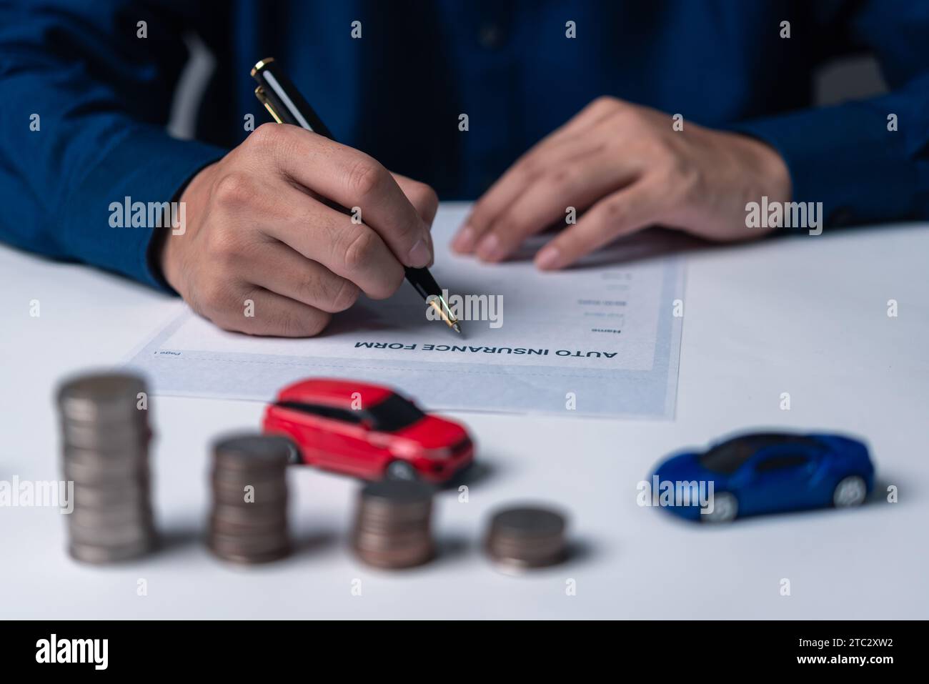Form car sale agreement hi-res stock photography and images - Alamy